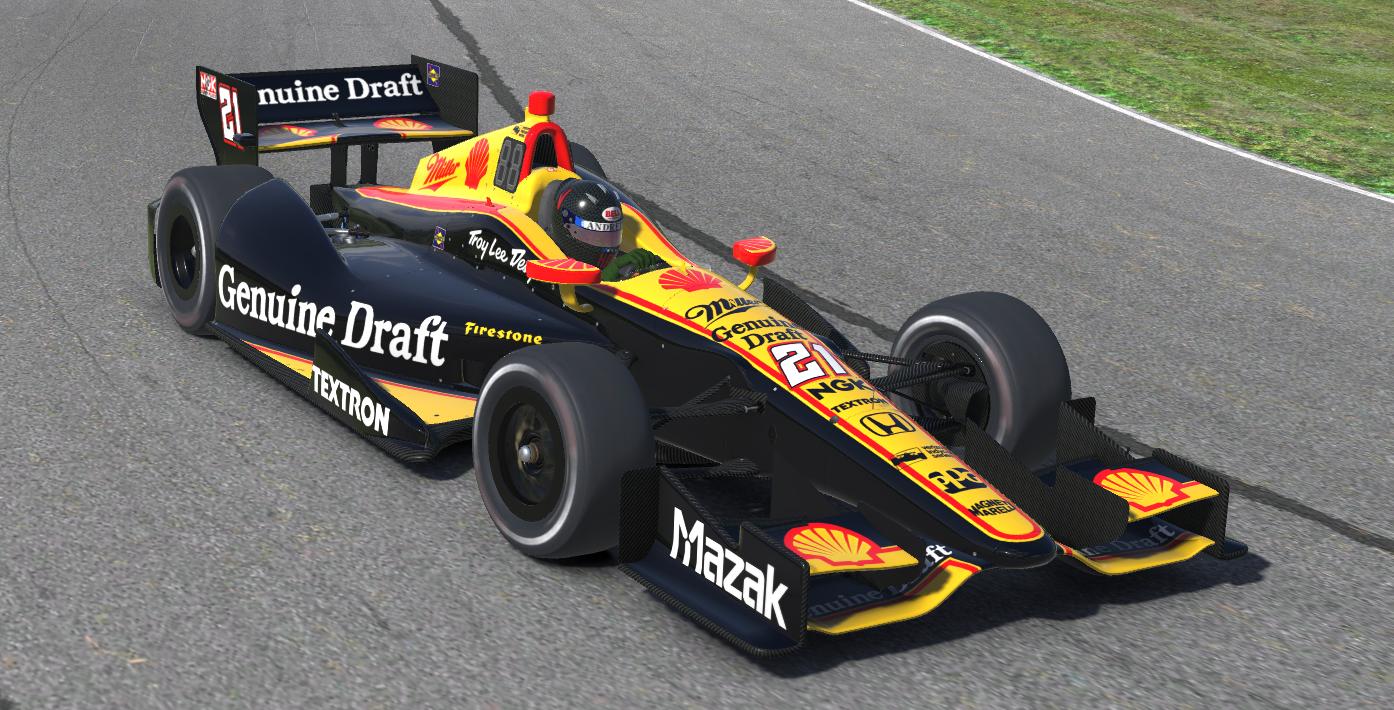 MILLER GENUINE DRAFT / SHELL Indycar Dallara DW12 by Corey H. - Trading ...