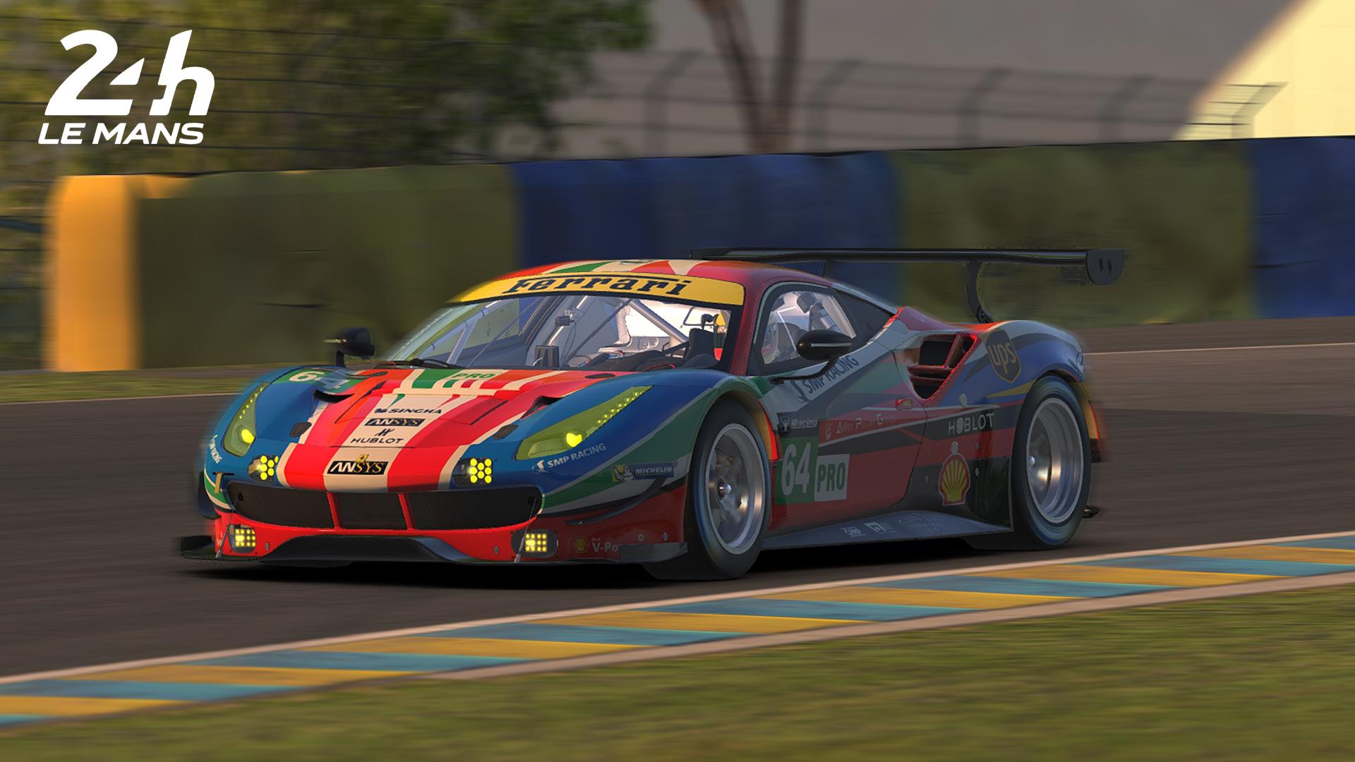 Ferrari 488 GTE AF Corse 24 Hours of Lemans 2016 by Coen Klopman ...