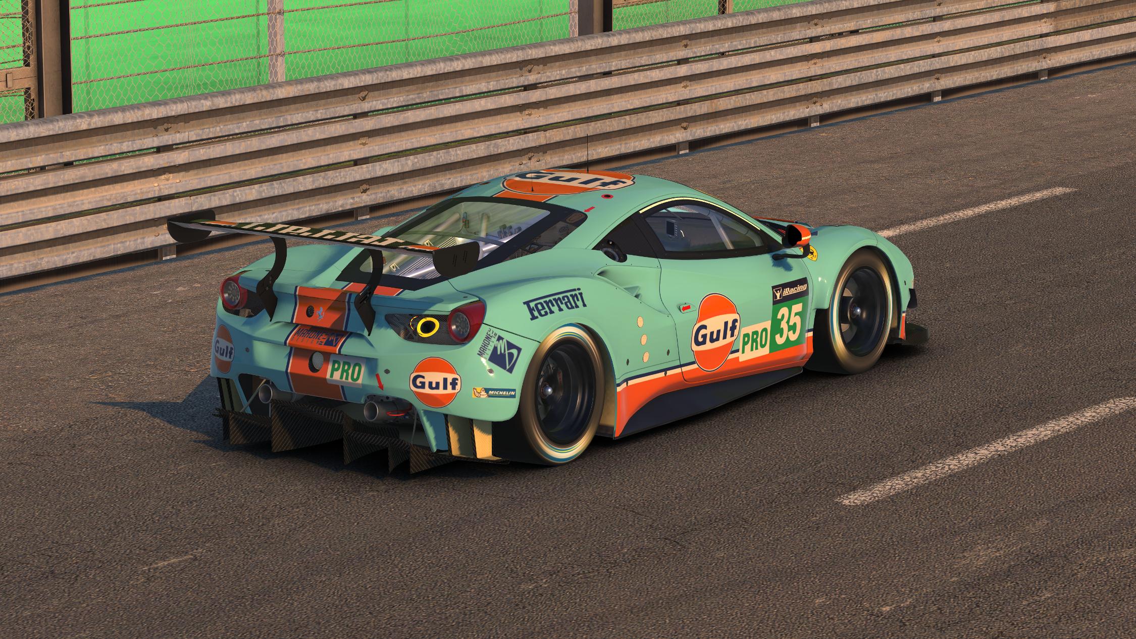 Gulf Oil Ferrari GTE by Anthony Mahone - Trading Paints