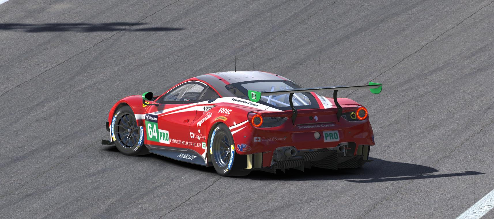 Ferrari 488 Scuderia Corsa IMSA Version by Hector P. - Trading Paints