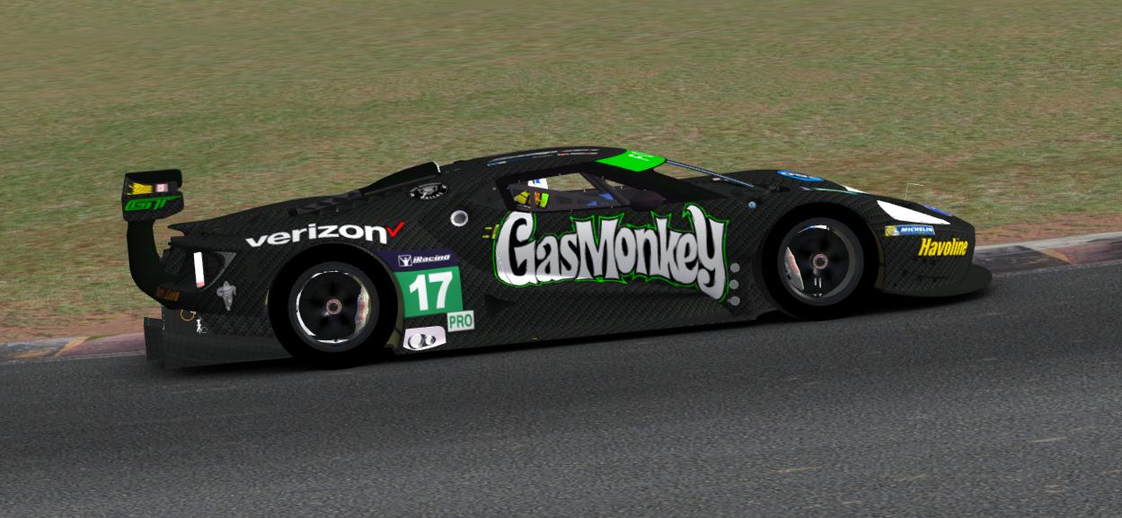 Gas Monkey Carbon Fiber Ford GT 2017 by Dean R R. - Trading Paints
