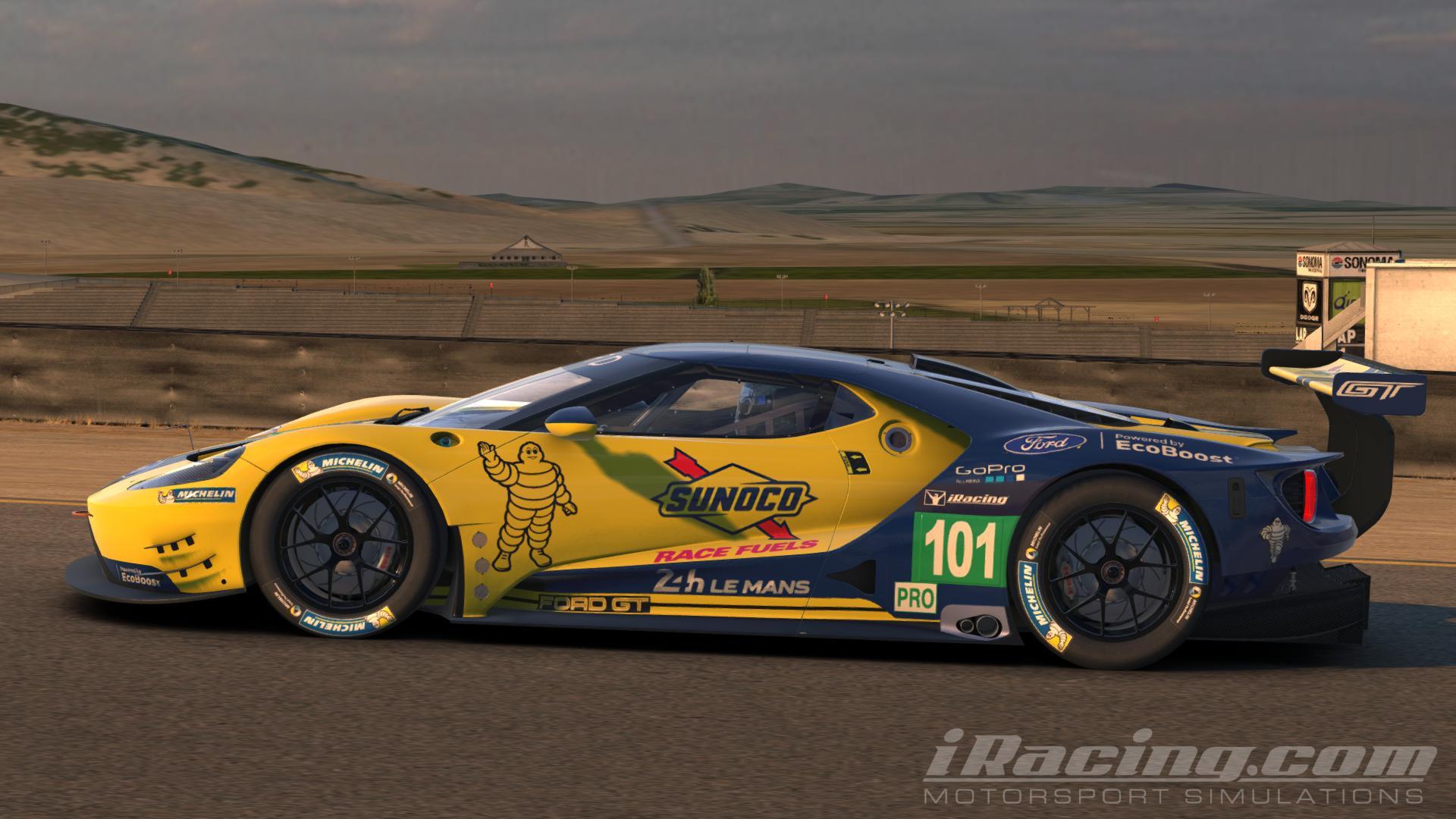Sunoco Race Fuels Ford GT 2017 by Marshall W. - Trading Paints
