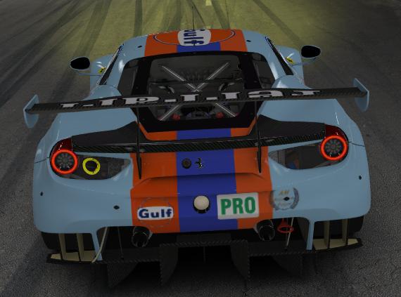 Gulf Ferrari 488 GTE by Allen M. - Trading Paints