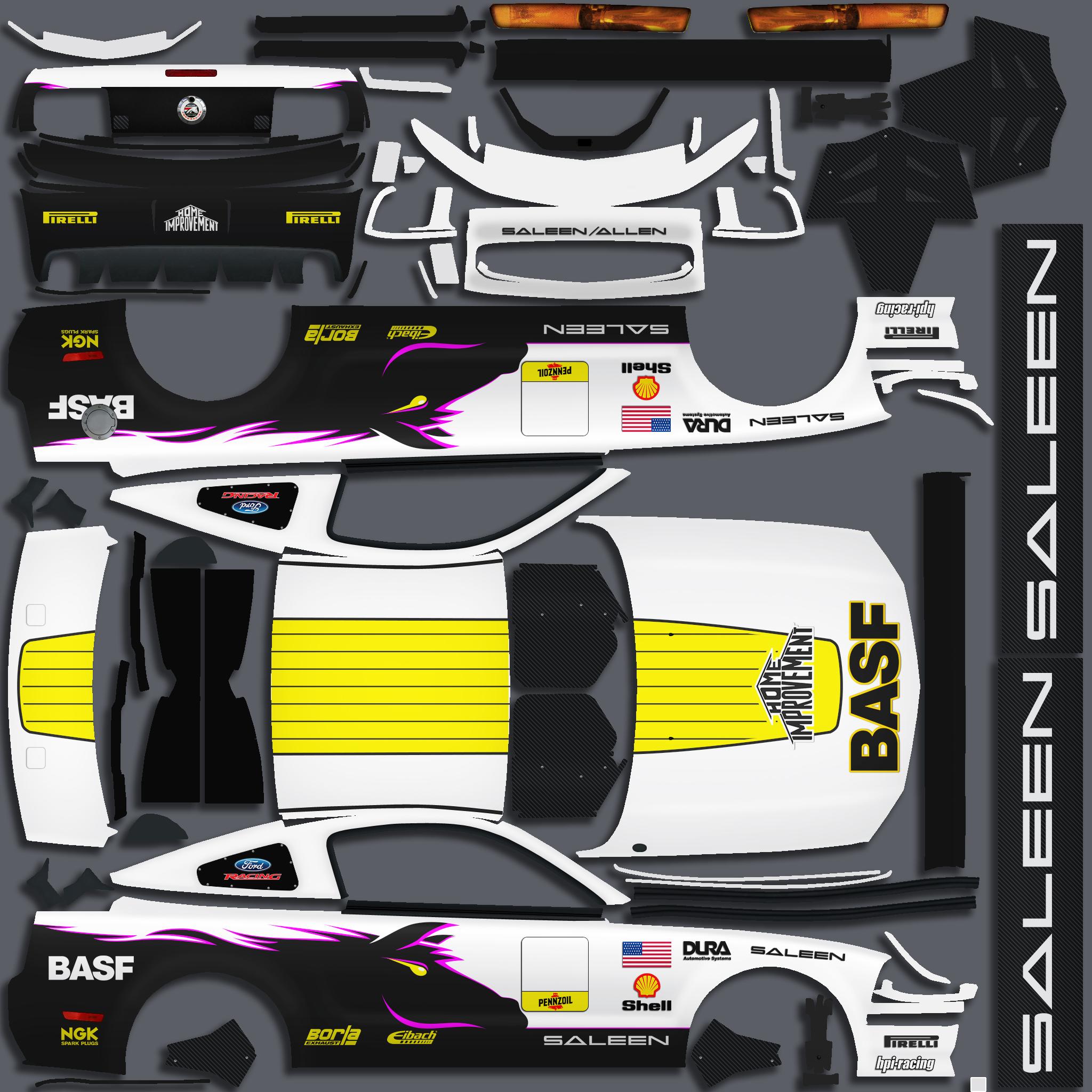 #67 Saleen-Allen Speedlab Mustang RRR (1997 24h Le Mans) by Justin S ...