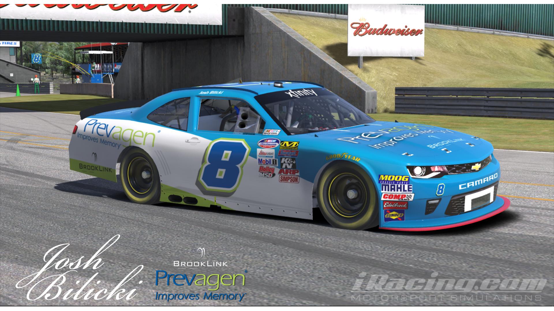 Prevagen NASCAR Xfinity Camaro by Joshua Bilicki - Trading Paints