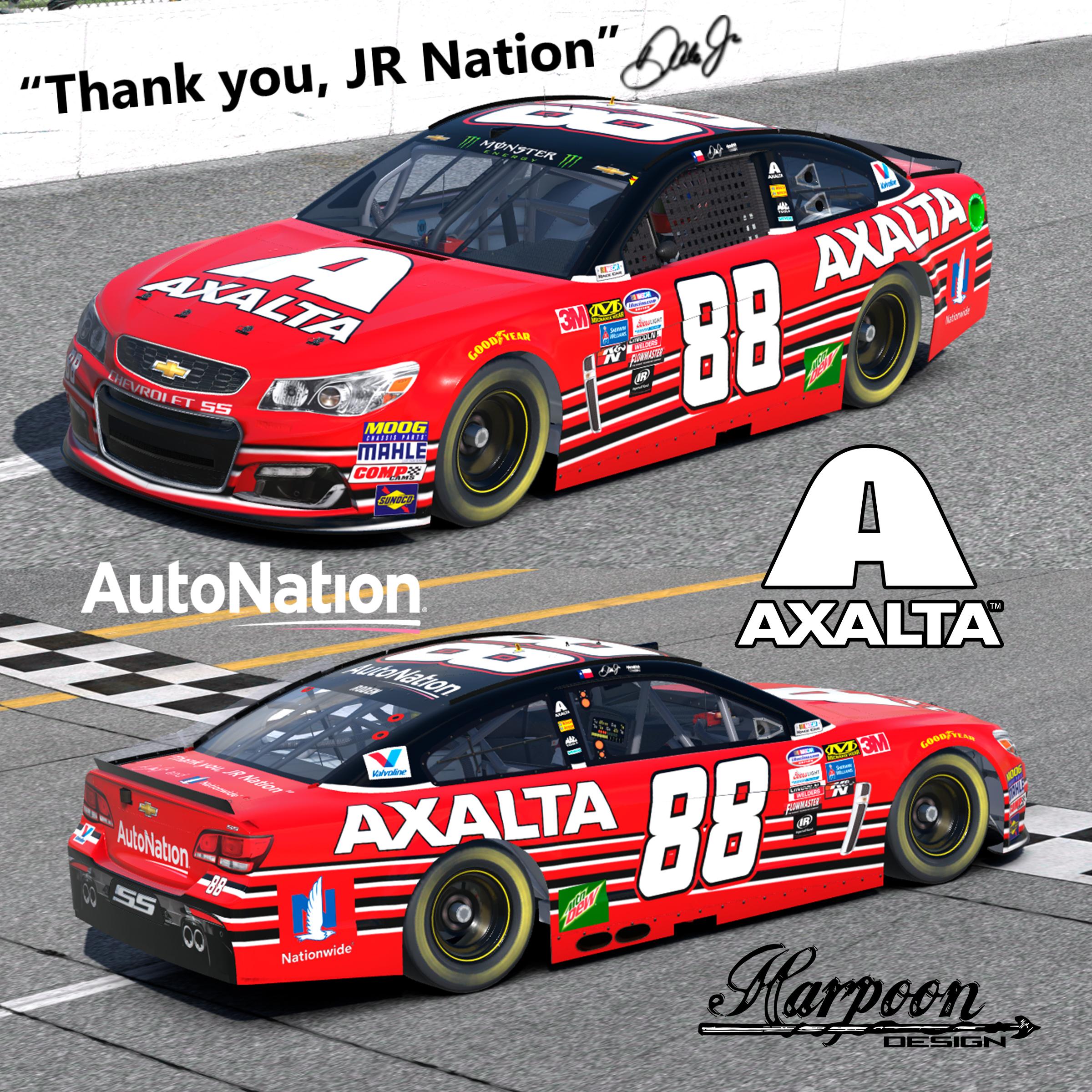 2017 Dale Jr Axalta Last Ride Chevy SS by Brantley Roden - Trading Paints