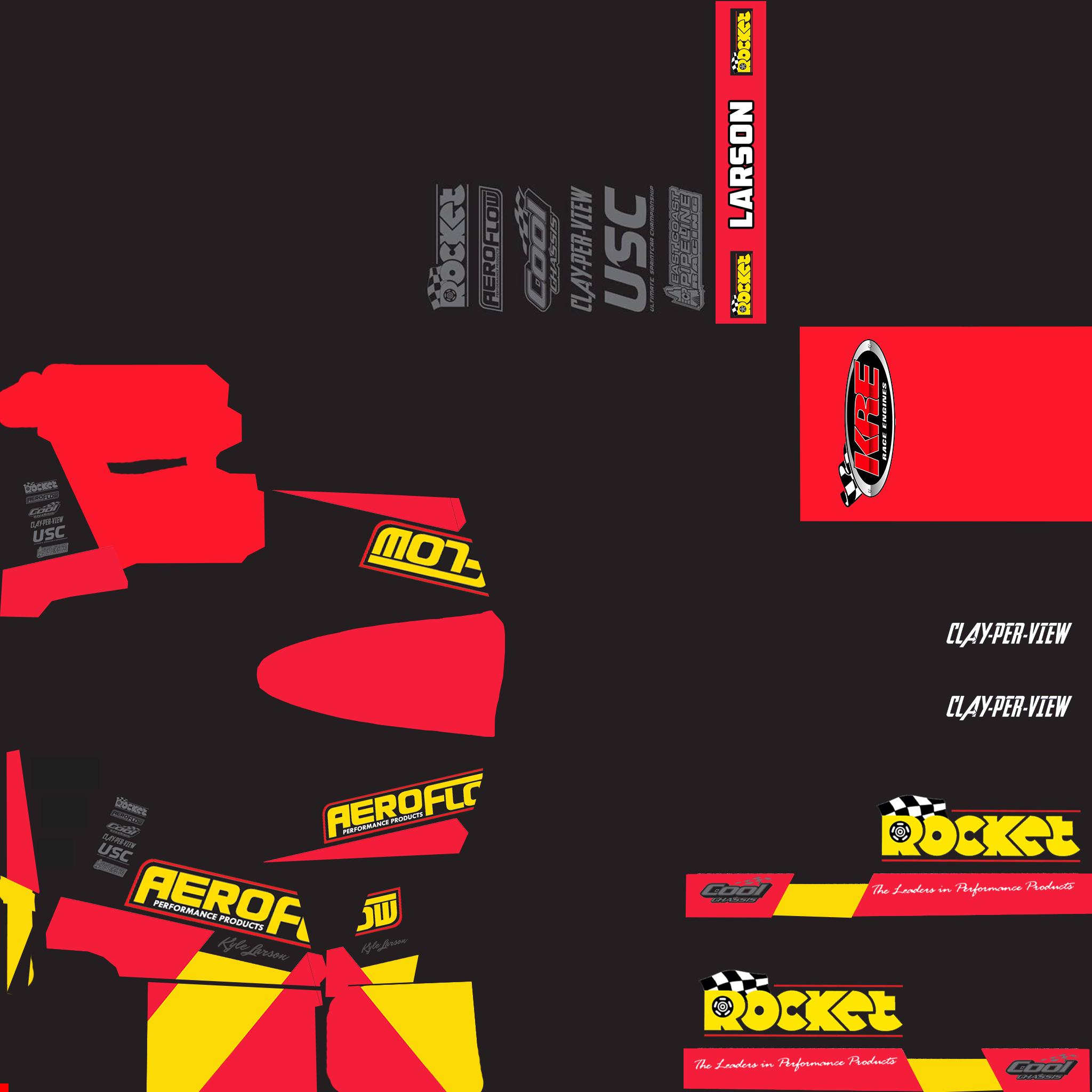 Kyle Larson Au 2016/17 design by Matthew T. - Trading Paints