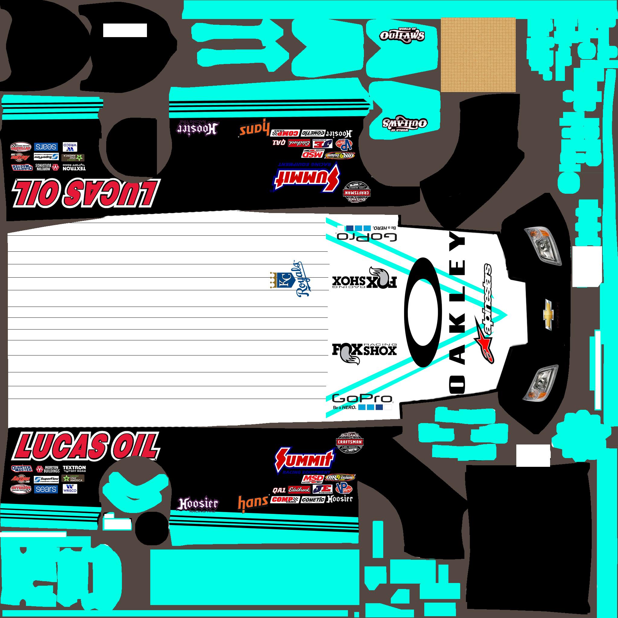 Dirt Late Model by Kody Bray - Trading Paints