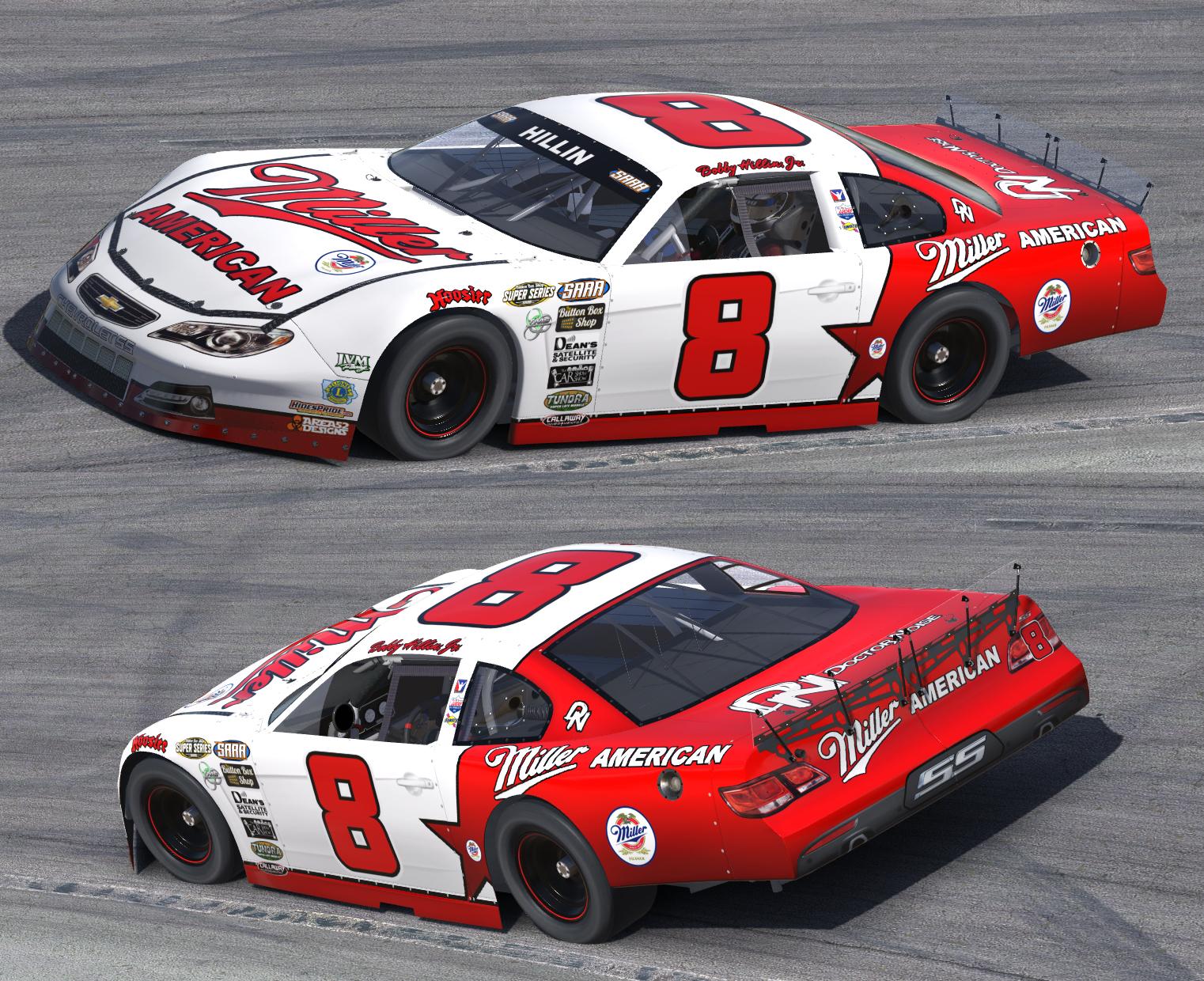 Bobby Hillin, Jr. Miller American Tribute (Super Late Model) by Bill ...