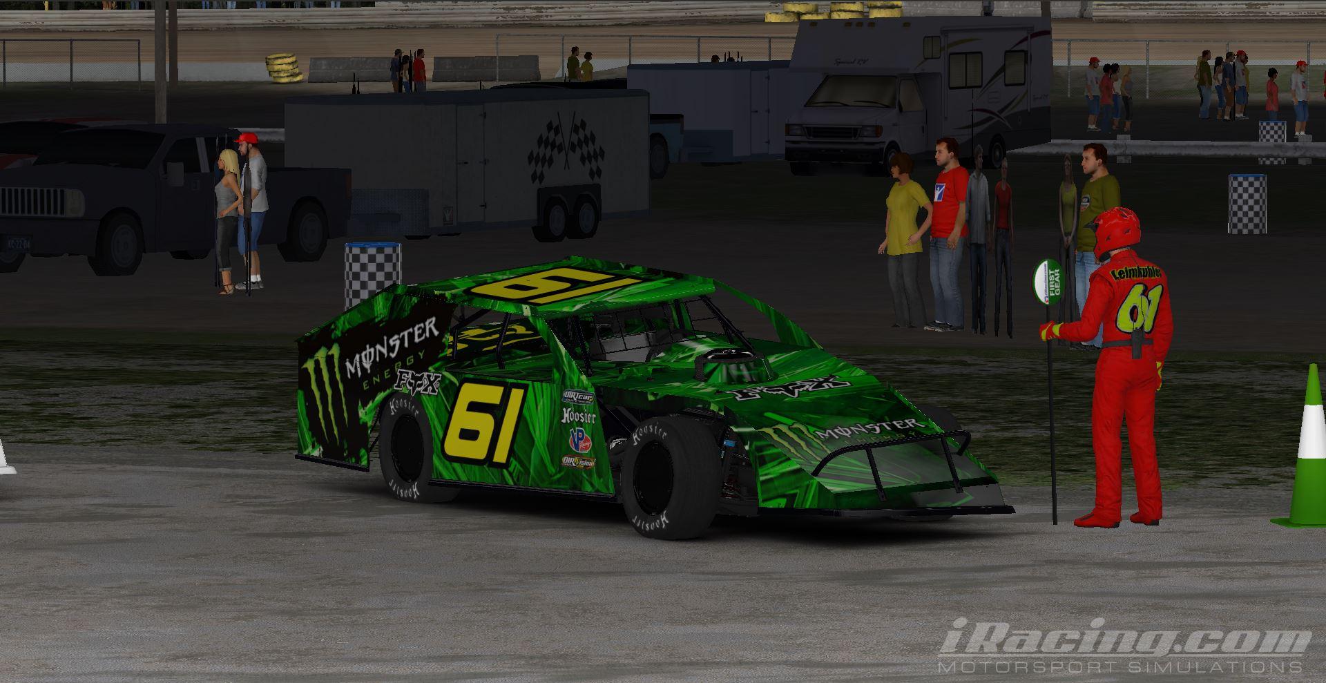 Dirt UMP Modified Monster by Brandon Leimkuhler - Trading Paints