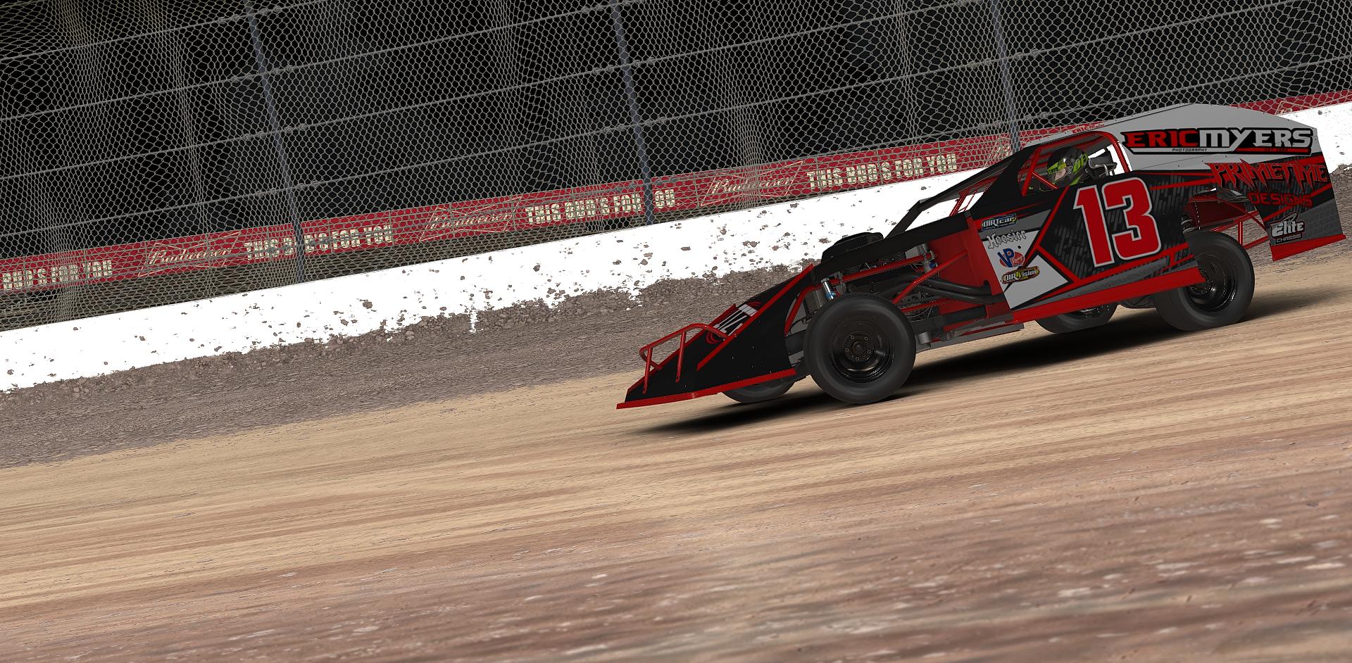 Eric Myers Elite Chassis UMP Modified by Tyler Kilcup - Trading Paints