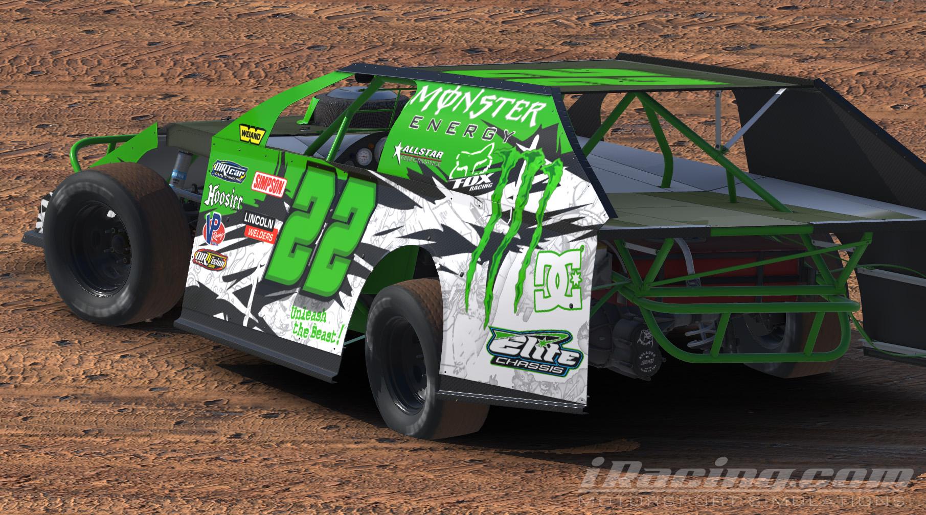 Monster UMP Modified White by Brock B. - Trading Paints