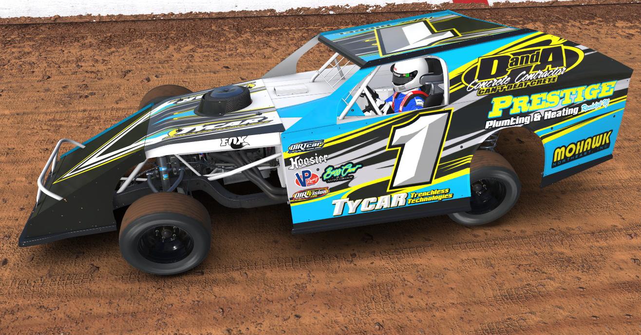 Tyler Dippel No. 1 Dirt UMP Modified by Anthony DeGrazia - Trading Paints