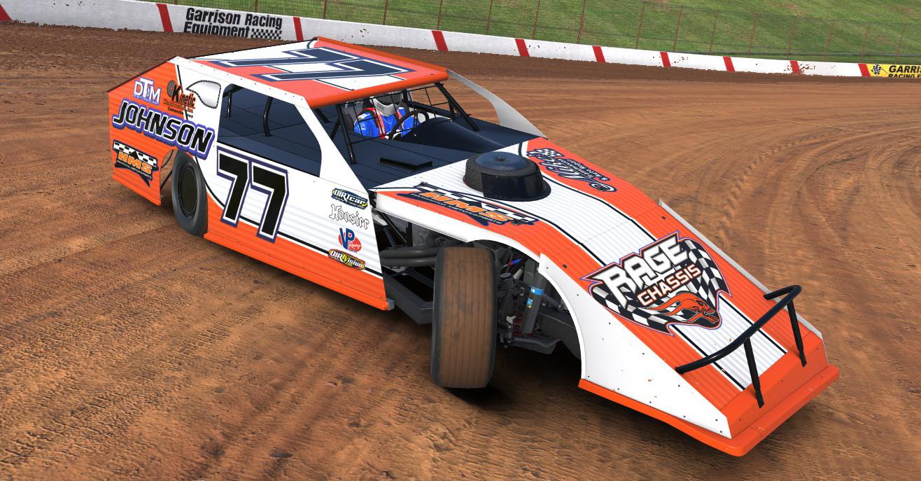 Steve Johnson No. 77 Dirt UMP Modified by Anthony DeGrazia - Trading Paints