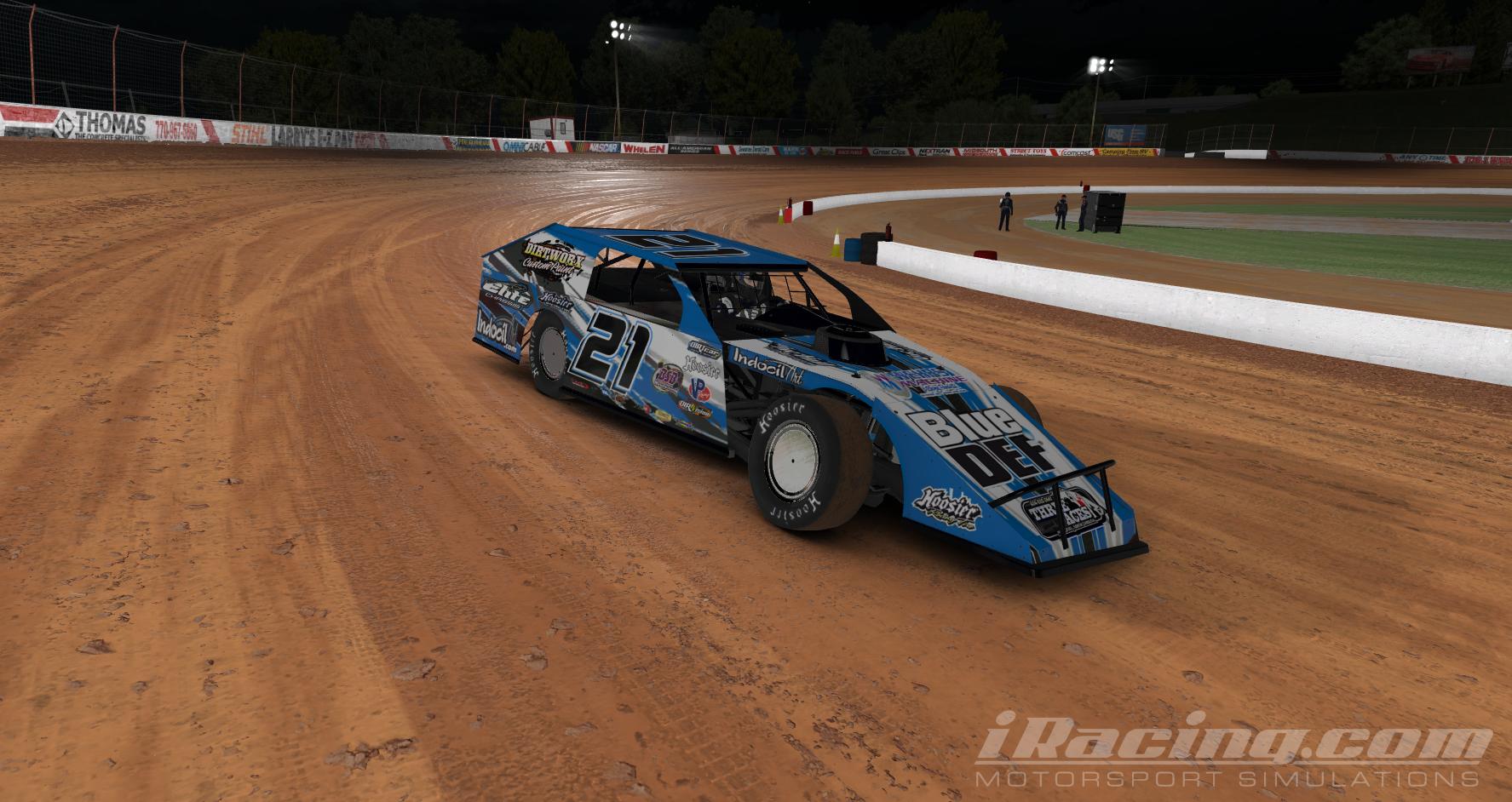 Dirt UMP Modified blue def by Tony Gray - Trading Paints