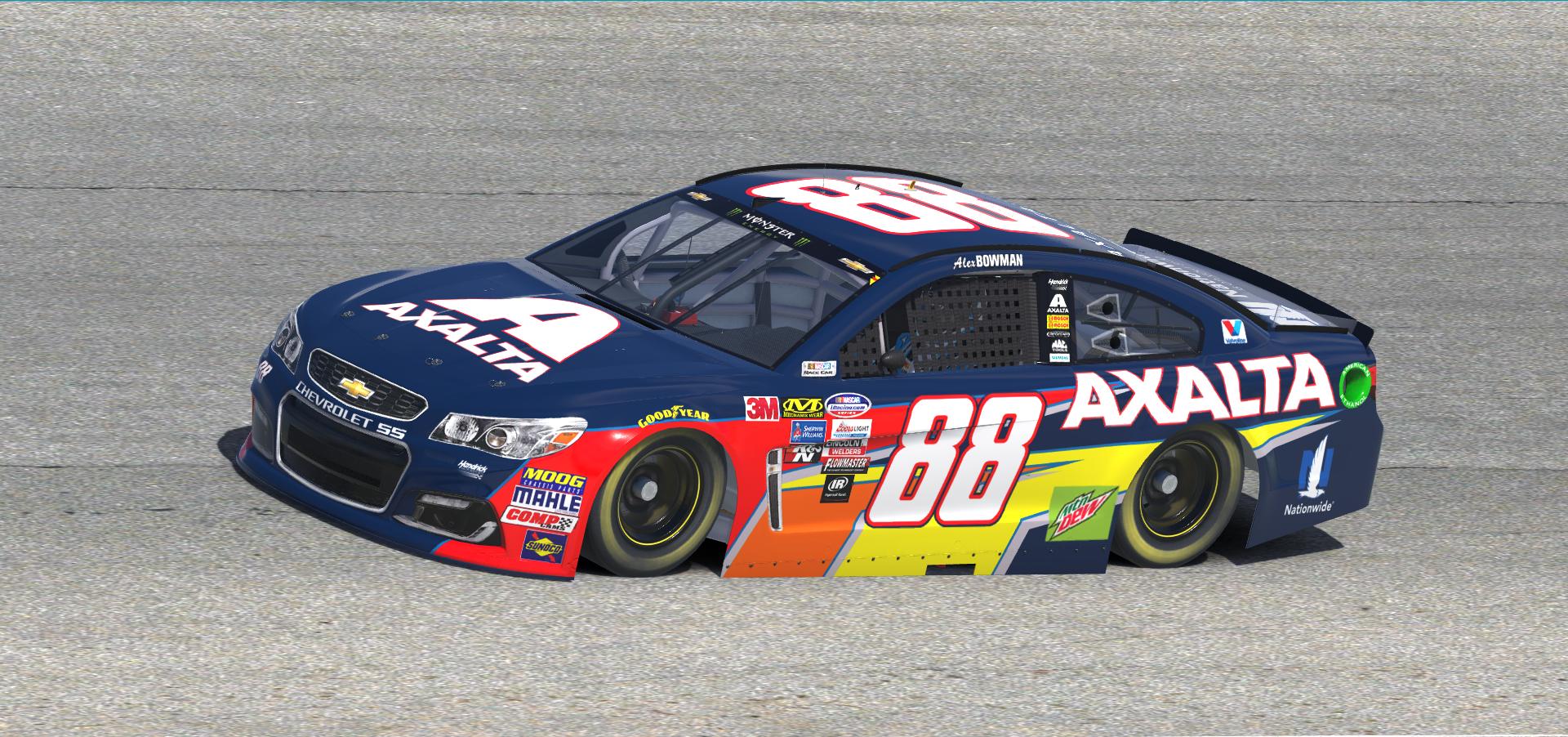 2018 Alex Bowman Axalta Chevy by Doug DeNise - Trading Paints