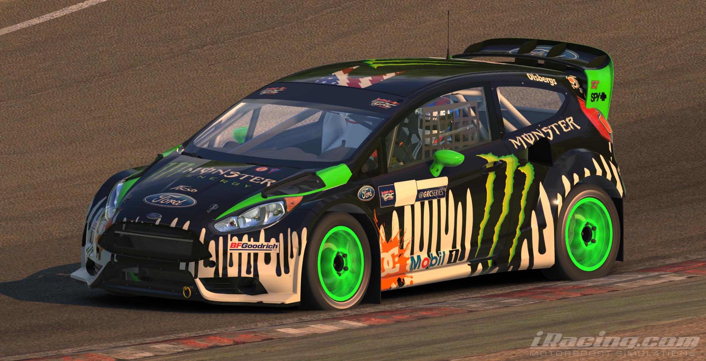 Ken Block "Gymkhana 3" Ford Fiesta by Stefan Gawlista - Trading Paints