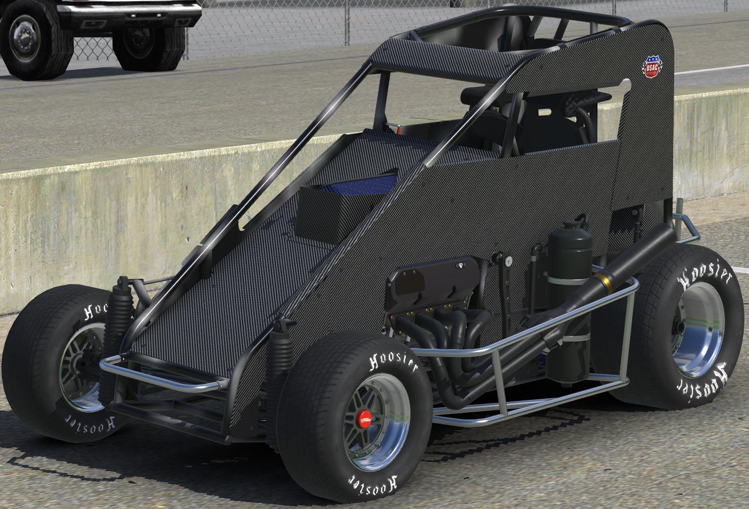 Carbon Fibre Dirt Midget by Cameron Dance - Trading Paints
