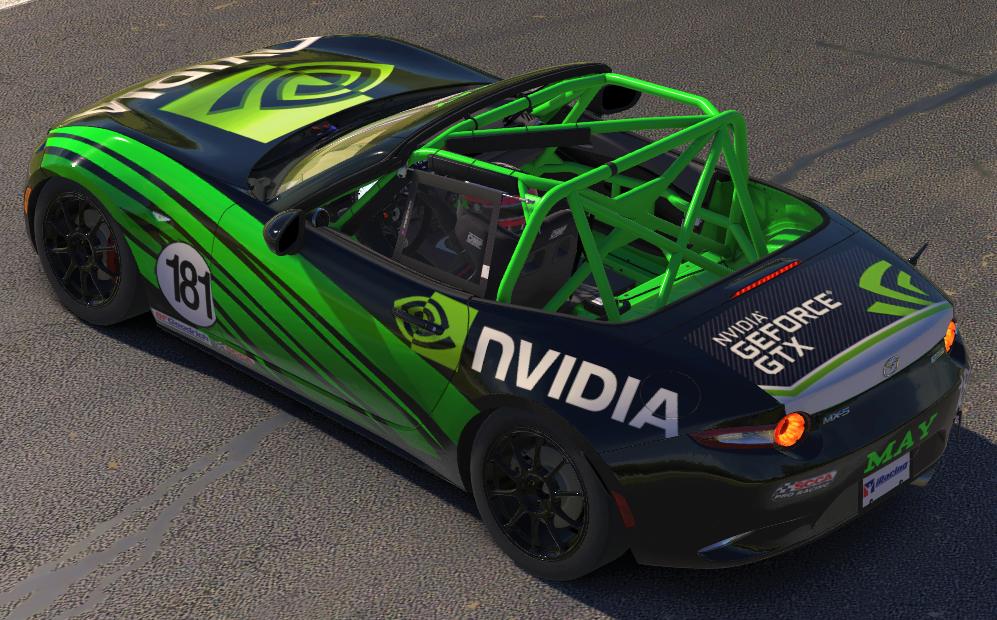 Global MX5 Nvidia Livery by Darcy May - Trading Paints