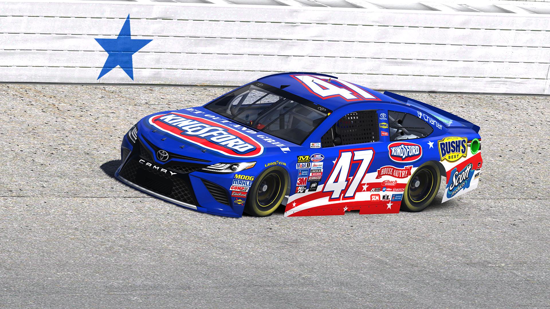 Bobby Labonte Kingsford USA Camry 2013 by Aaron Claybaugh - Trading Paints