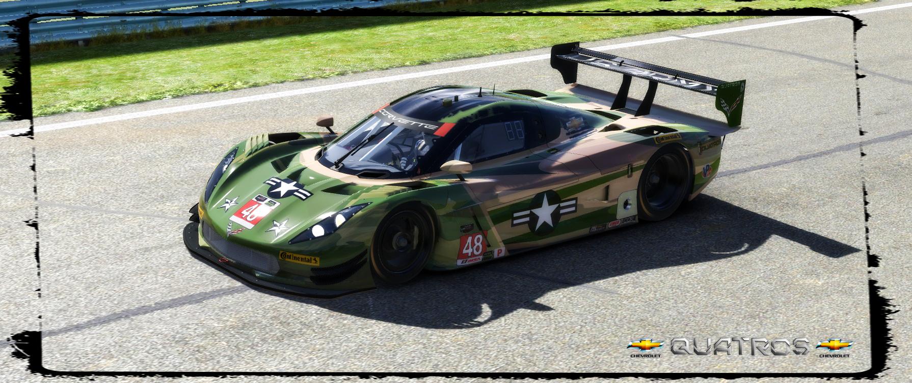 US Army Chevrolet Corvette C7 Prototype Custom Camo Paint Scheme by ...