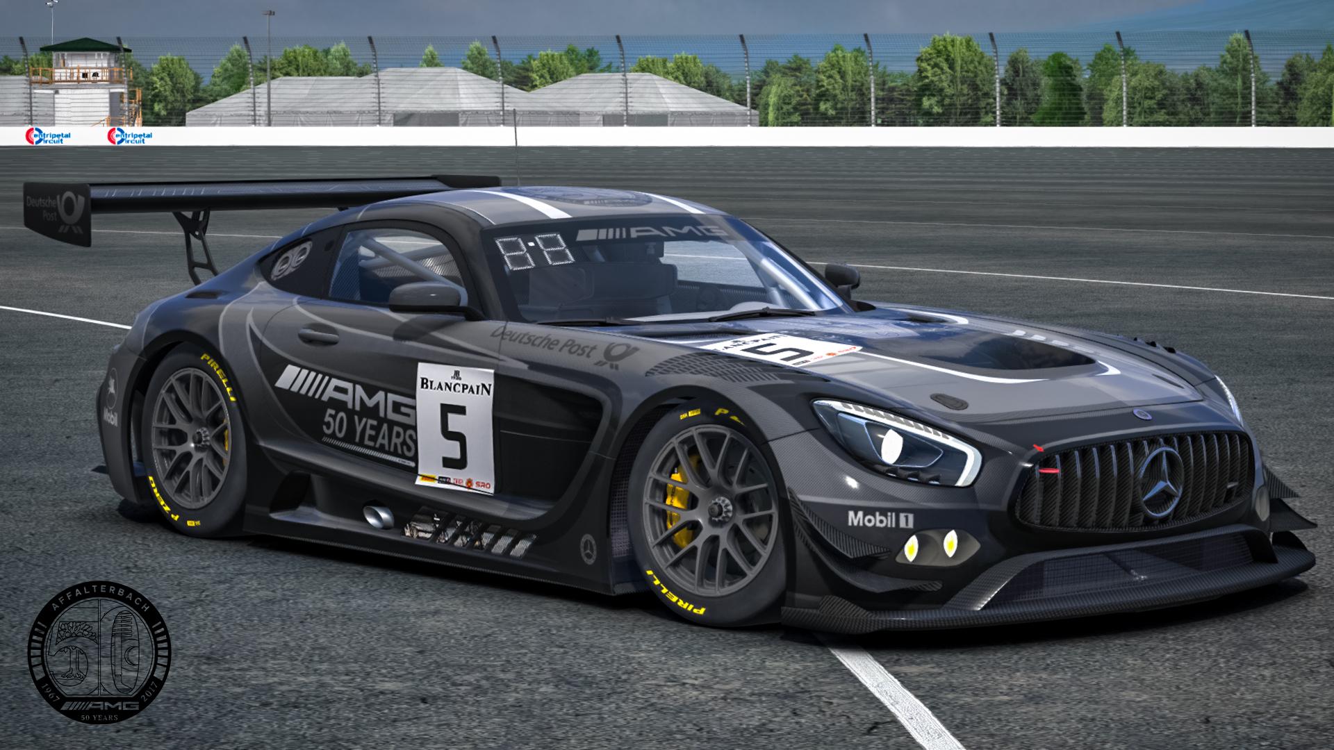 AMG GT GT3 - 50th Anniversary by Paul Mansell - Trading Paints