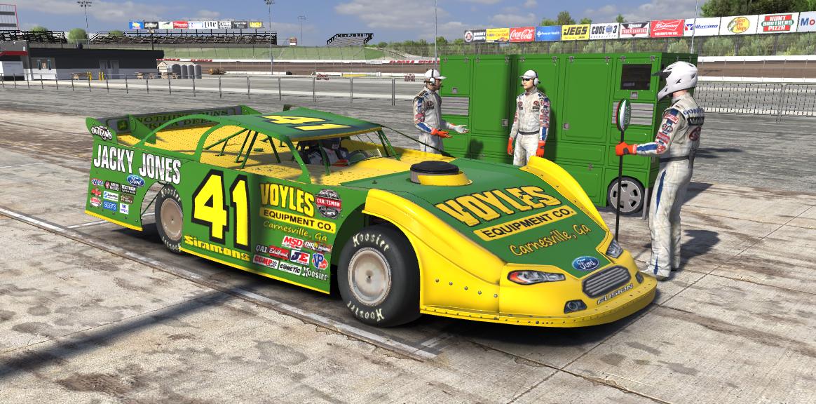 Dirt Late Model "Buck Simmons" by Doug Turner - Trading Paints