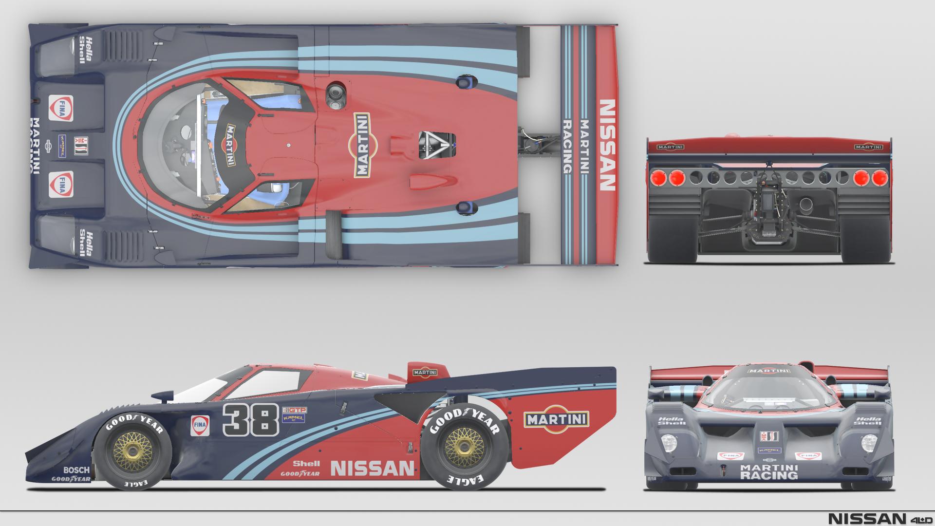 Martini Racing / Nissan [Fictional 80s/90s] #38 by Peter Leonard ...