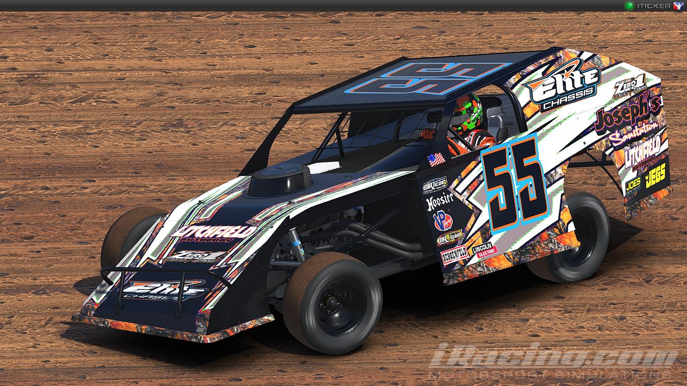 Elite Chassis Dirt Modified by Jake Boyer - Trading Paints