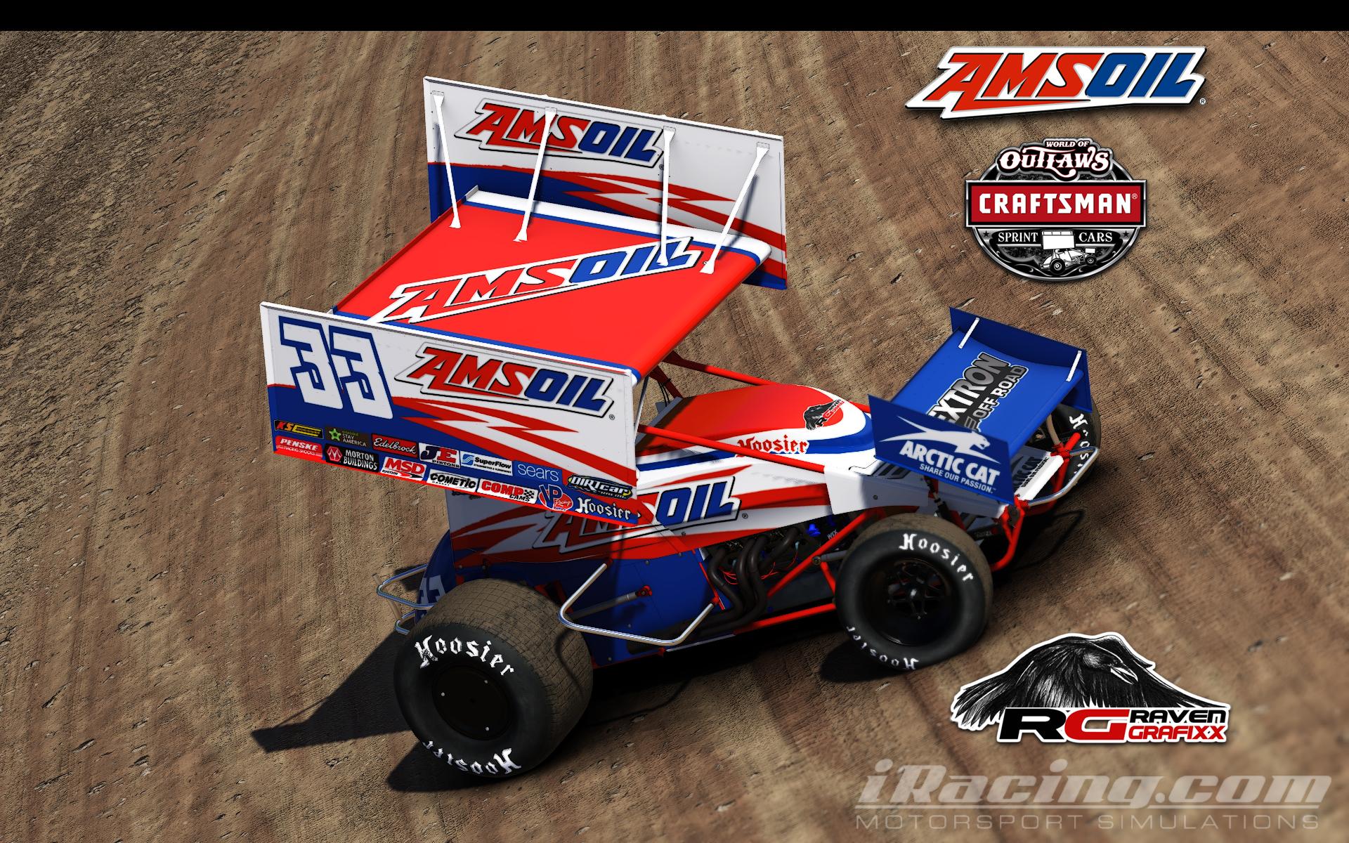 Amsoil Dirt Sprint by Doyle Lowrance - Trading Paints