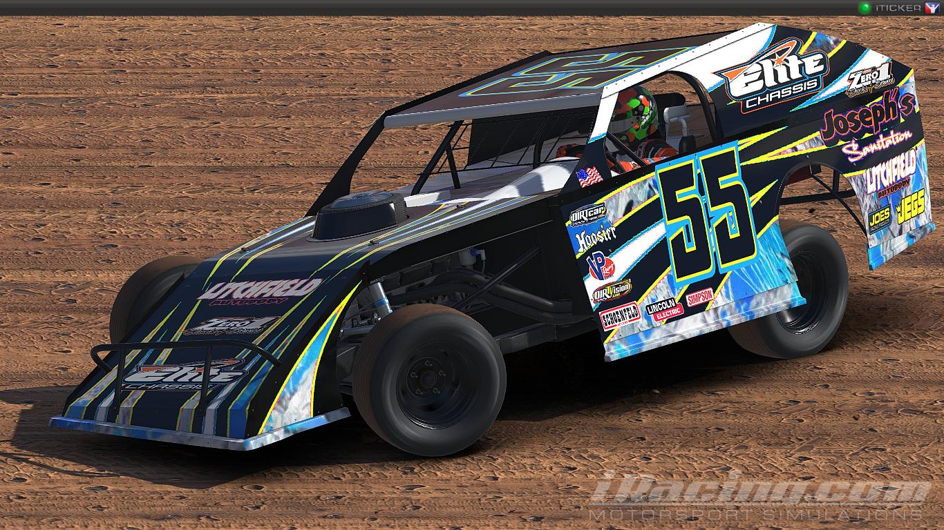 Elite Chassis Dirt Modified v4 by Jake Boyer - Trading Paints