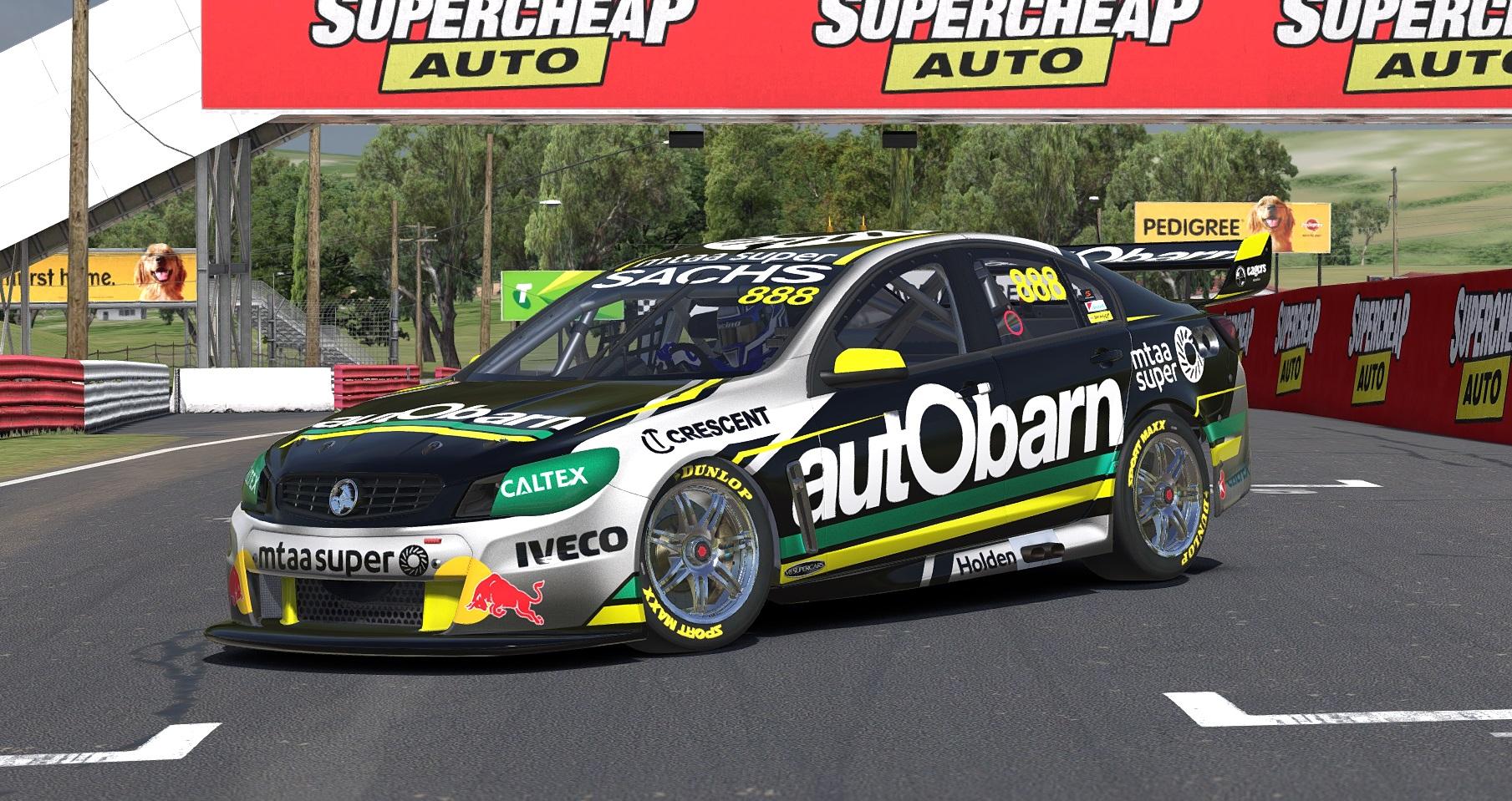 2018 Bathurst Winner Craig Lowndes Autobarn Racing 888 by Steven ...