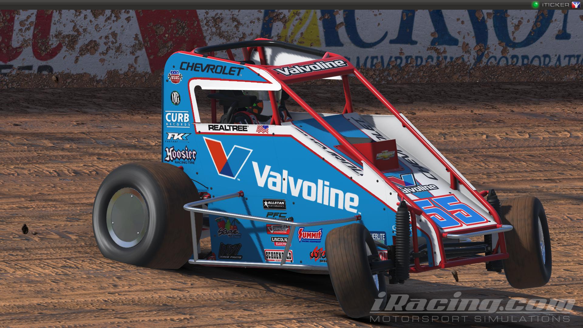 Valvoline V2 Midget by Jake Boyer - Trading Paints