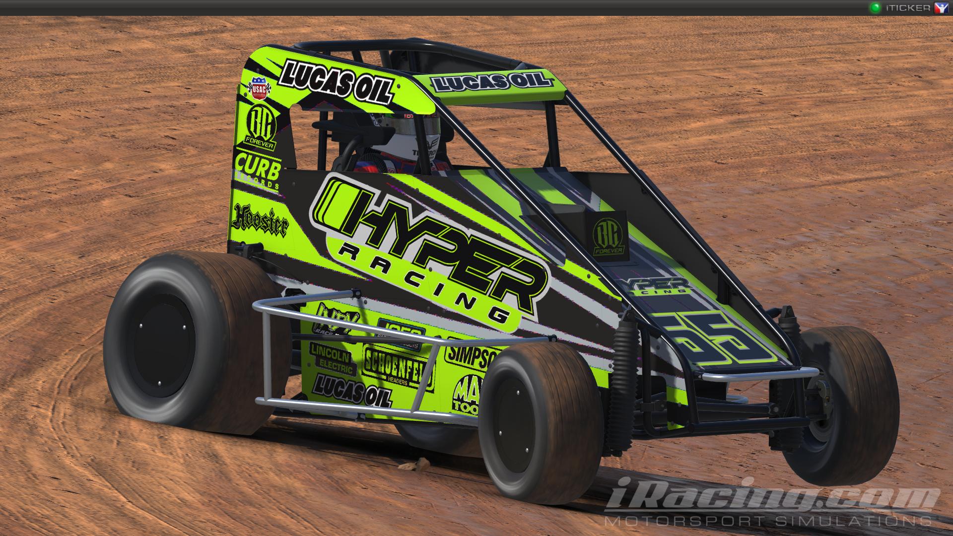 Hyper Racing Dirt Midget by Jake Boyer - Trading Paints