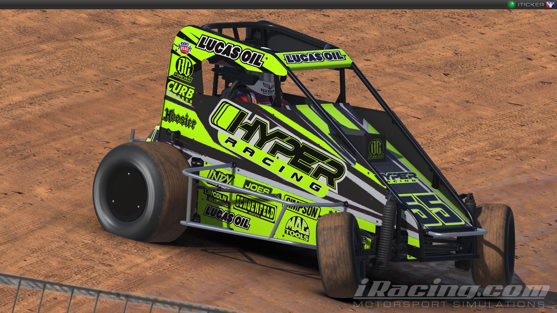 Hyper Racing Dirt Midget by Jake Boyer - Trading Paints