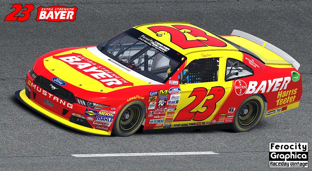 1995 #23 Chad Little Bayer Ford (Busch Series) by Scott Mitton ...