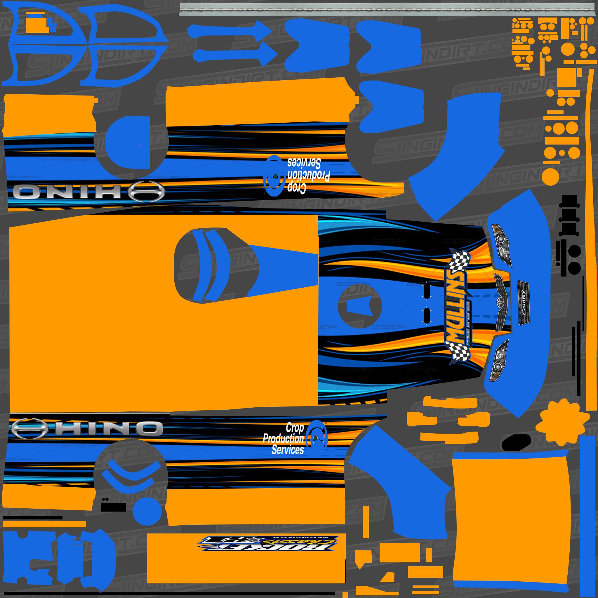 New dirt late model scheme by Daniel A C. - Trading Paints
