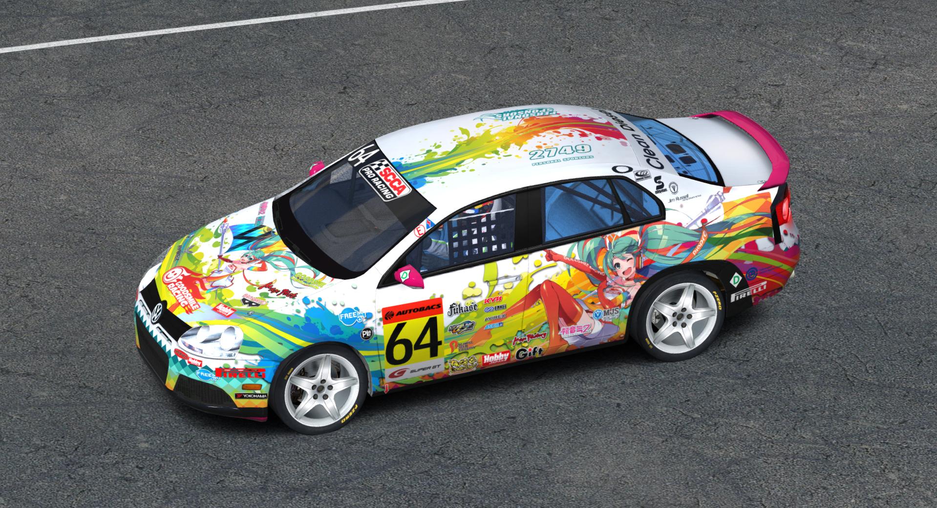Goodsmile Racing VW Jetta TDI (Itasha) by Justin S Davis - Trading Paints