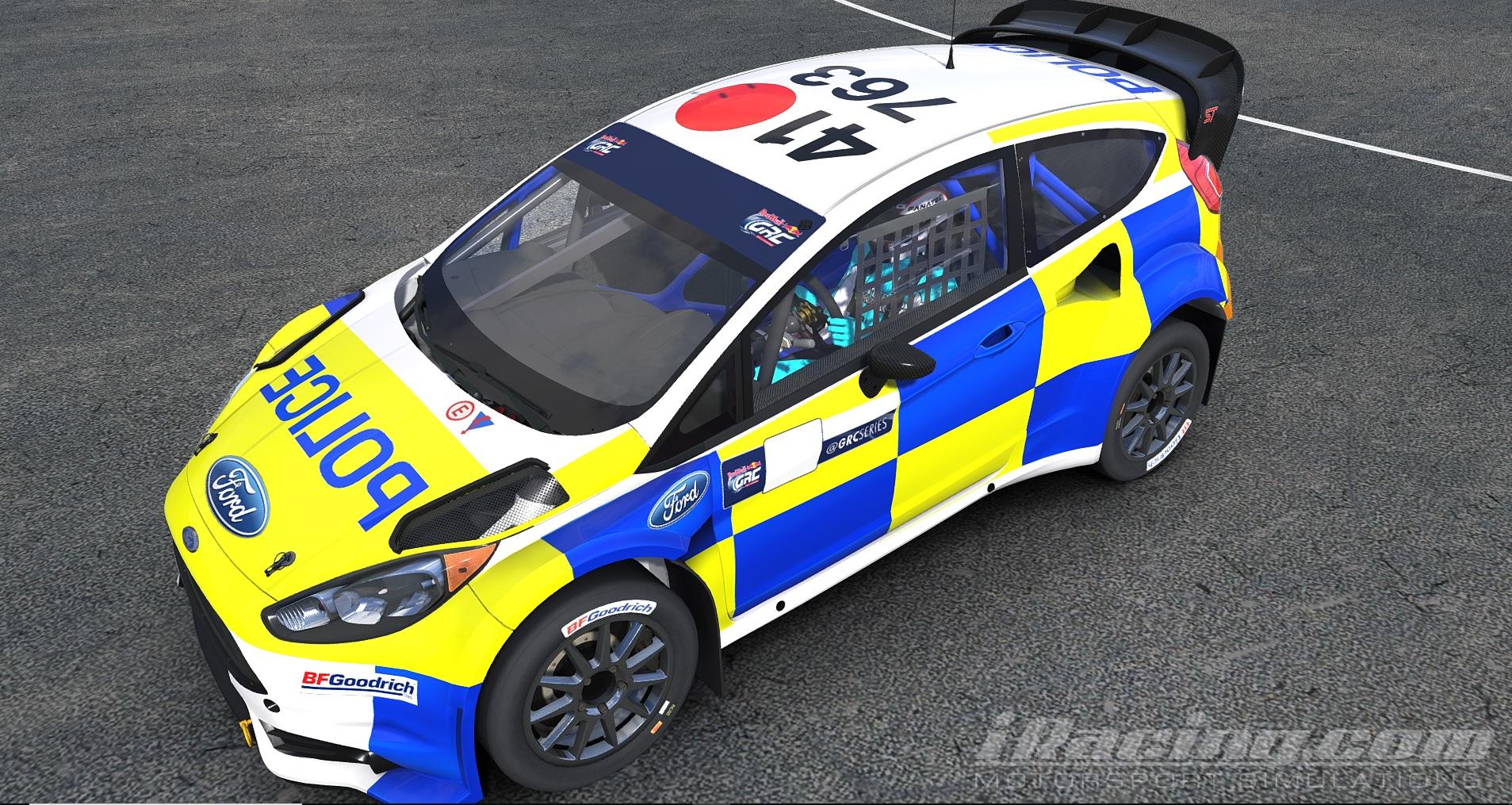 UK Police Ford Fiesta ST WRC by Chris Bull - Trading Paints