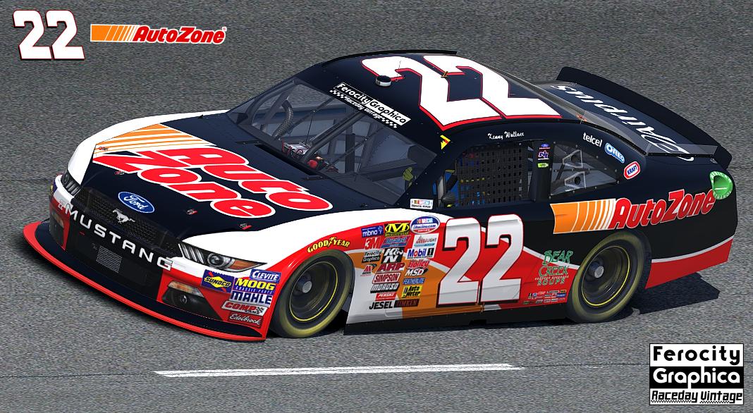 2005 #22 Kenny Wallace Autozone Ford (Busch Series) by Scott Mitton ...