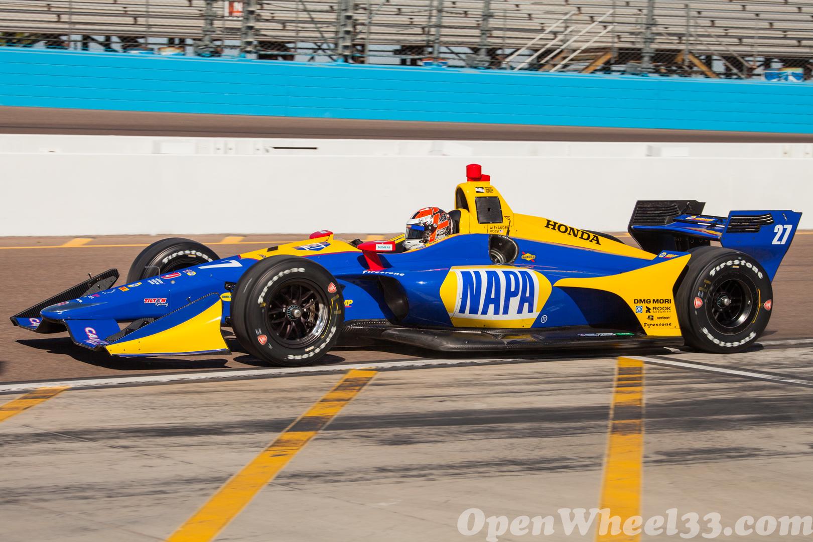 Alexander Rossi #27 Napa Indycar 2018 by Ryan Broderick - Trading Paints