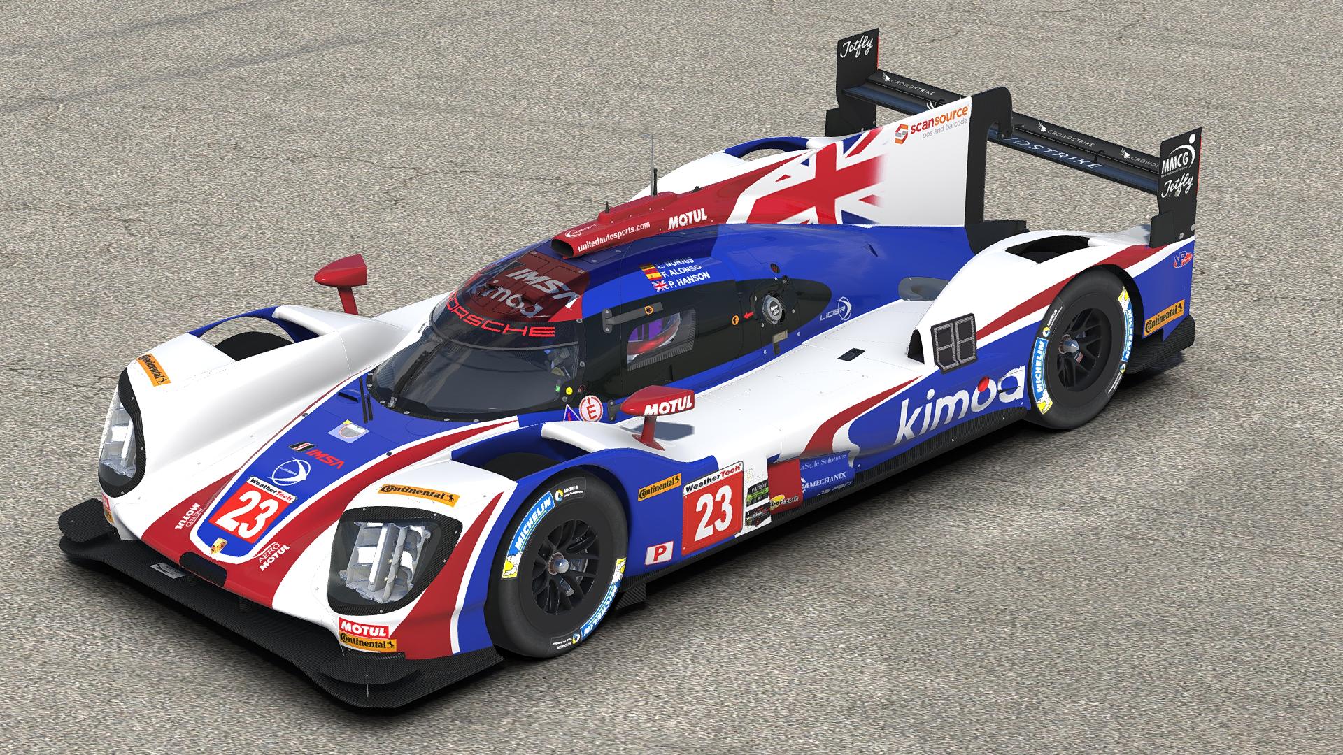 United Autosports #23 LMP2 - Daytona Livery by Andrew Fawcett - Trading ...