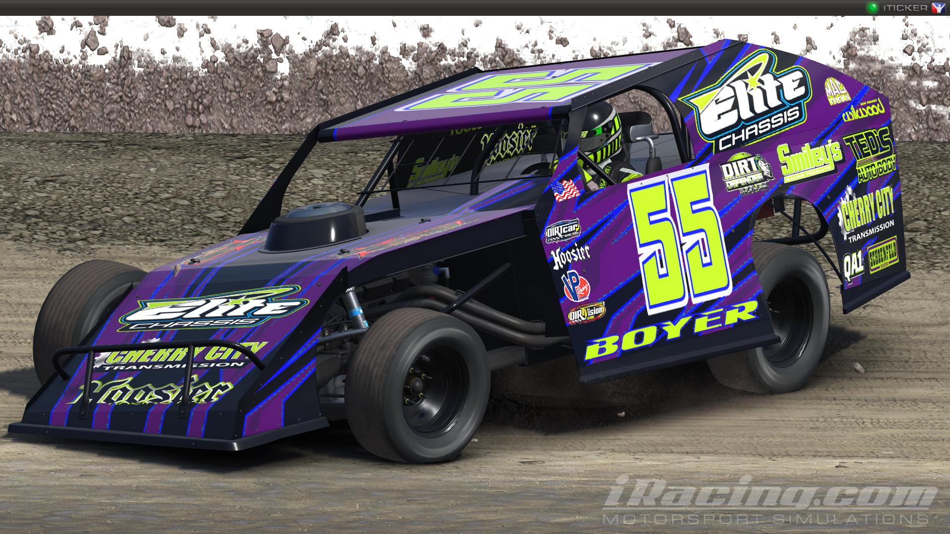 Elite Chassis Dirt Modified v5 by Jake Boyer - Trading Paints
