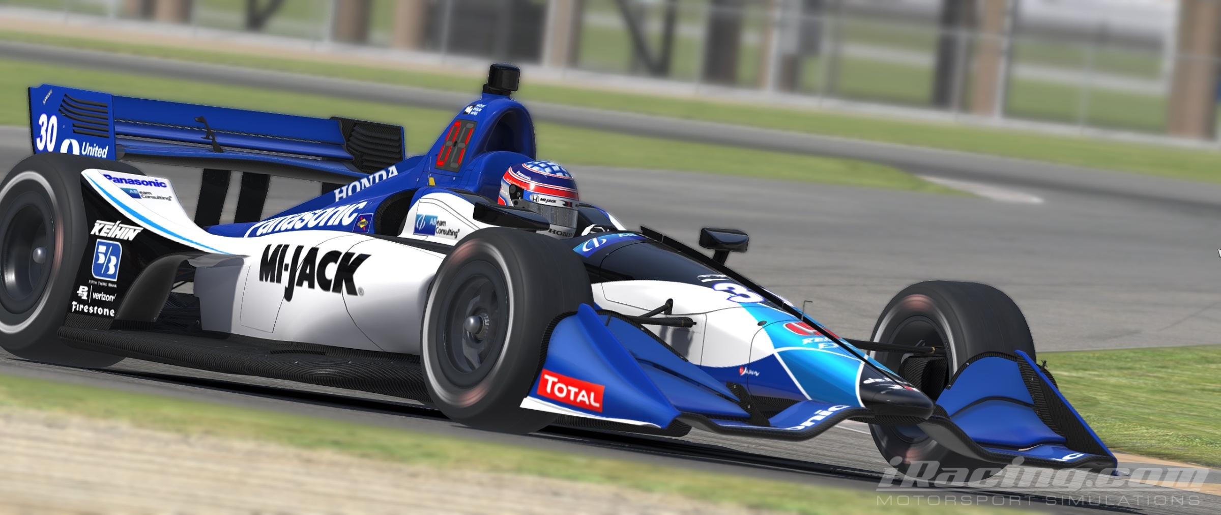 Rahal Letterman Lanigan Racing #30 Takuma Sato 2018 by Noriyuki Mizuno ...