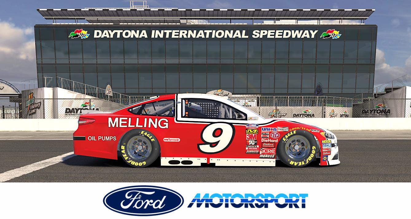 Bill Elliott 1983 Melling Ford by Glenn Fetty - Trading Paints