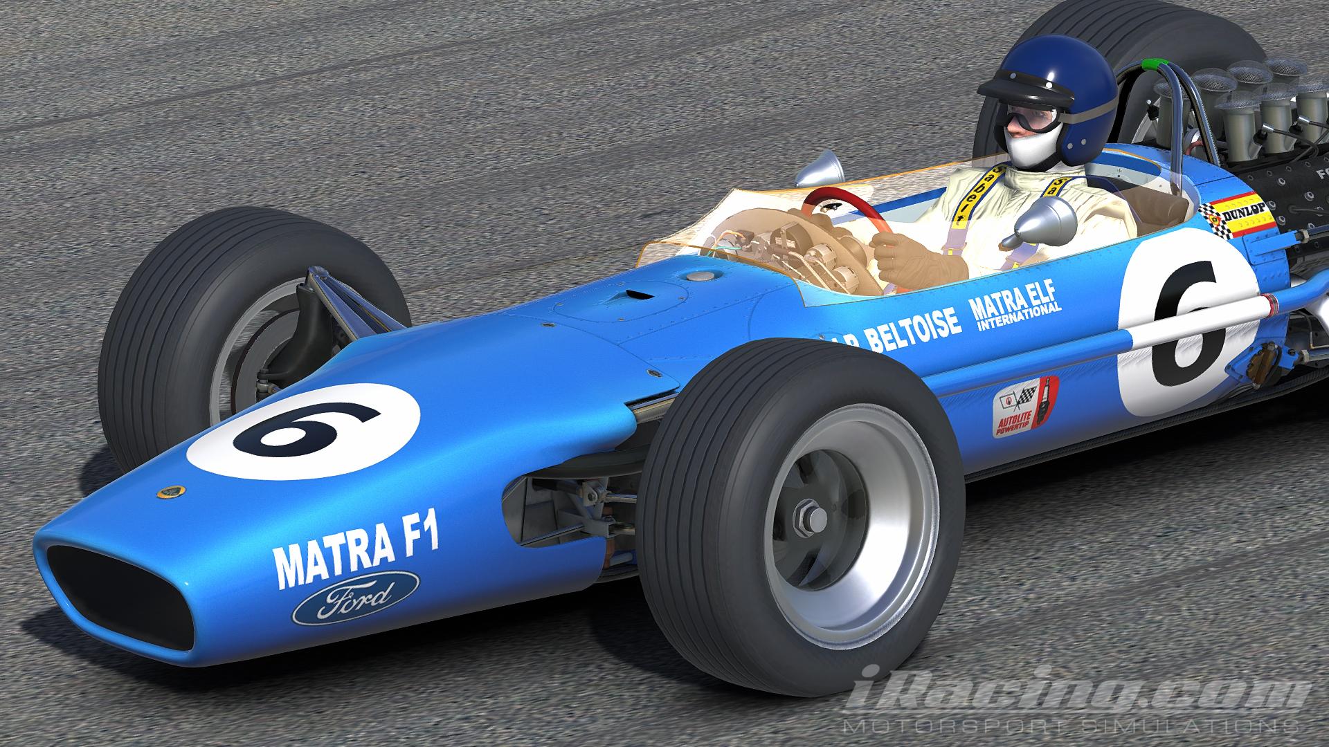 Jean Pierre Beltoise Matra MS10 by Simon J Shaw - Trading Paints