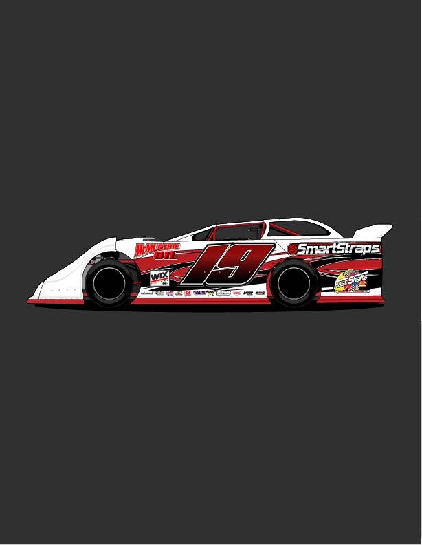 2018 Dirt late model by Dylan R. Houser - Trading Paints