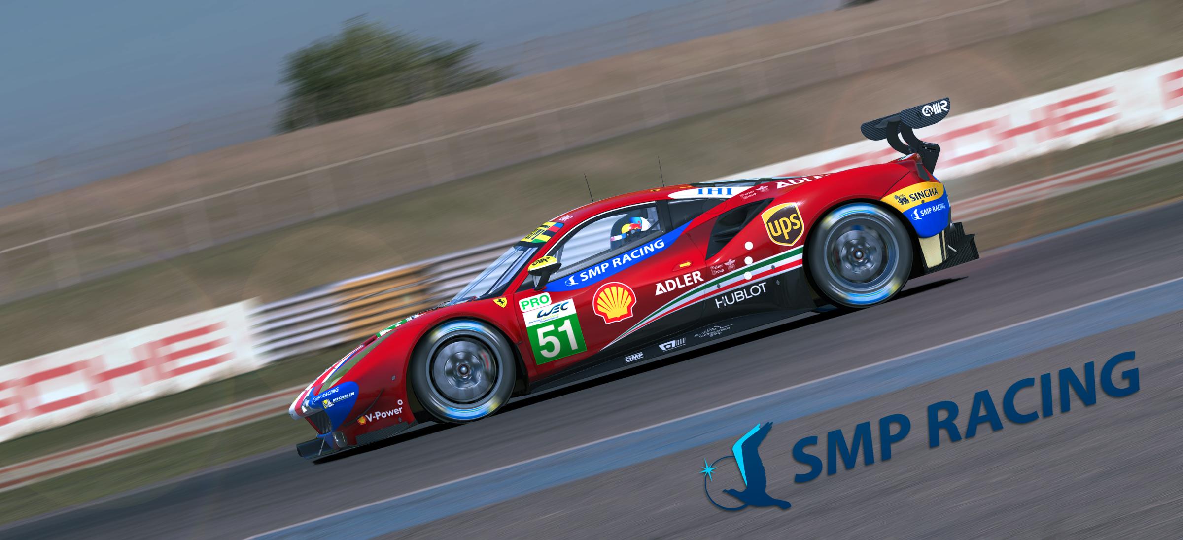 #51 AF Corse / SMP Racing Ferrari 488 GTE (2018 WEC) by Justin S Davis ...