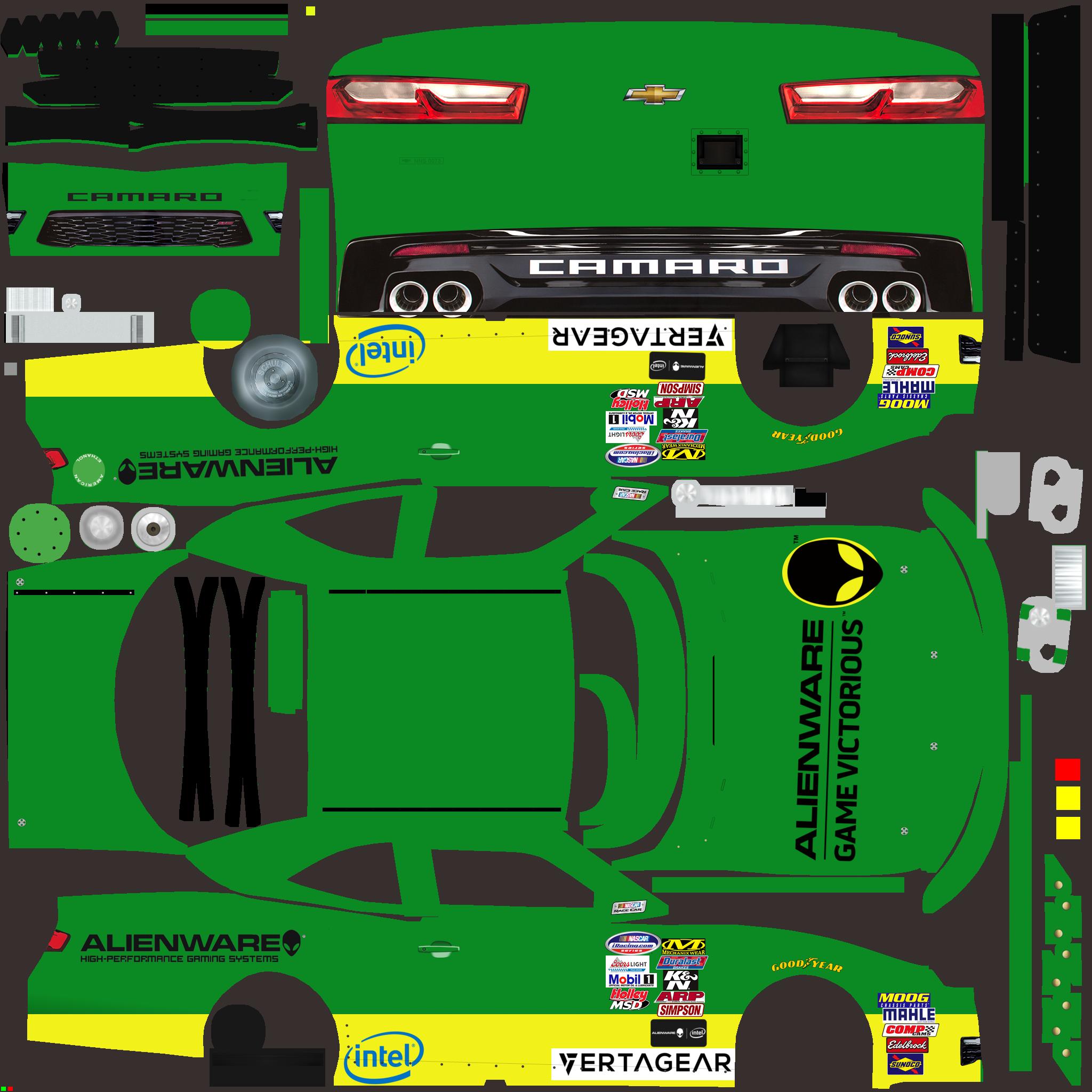 Chevrolet Alienware Camaro Class B by John Sudderth - Trading Paints