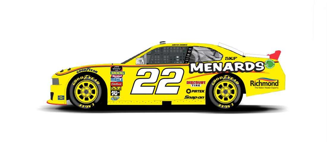Austin Cindric #22 Menards 2018 NASCAR Xfinity Series ***Updated*** by ...